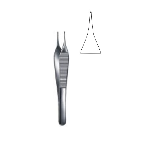 Micro pinza adson con dientes 1x2 | Beracahmedica