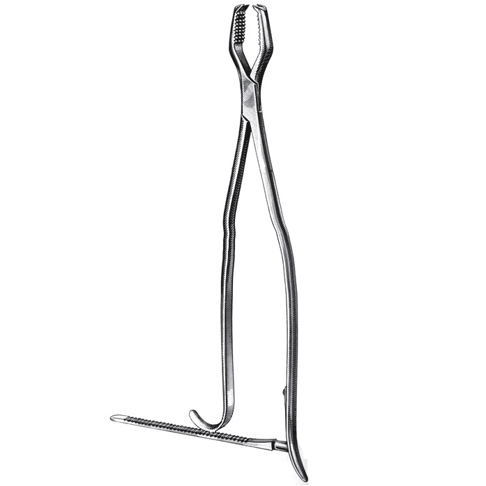 Pinza Lane para sujeción de huesos de 33 cm con cremallera | Beracahmedica