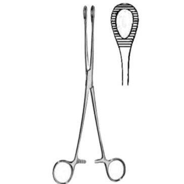 Pinza de anillos Foerster recta estriada 24 cms | Beracahmedica
